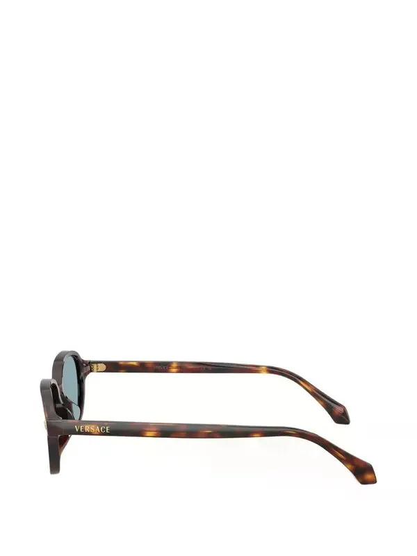 Versace Tortoiseshell-effect Sunglasses