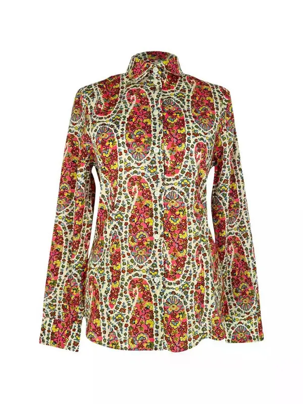 Etro Floral Paisley-print Shirt - Neutrals