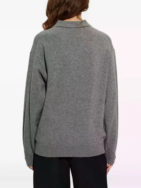 Alexander Wang Long-sleeve Polo Sweater