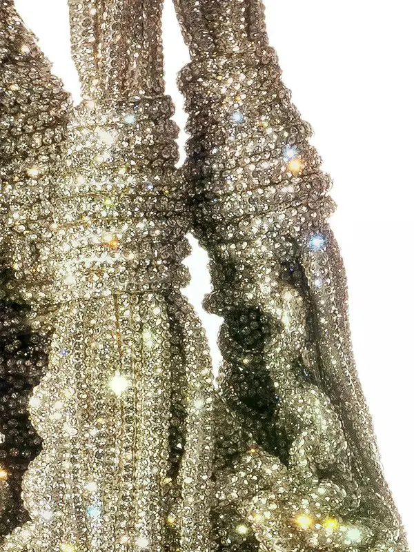 HIBOURAMA Mini Vannifique Crystal-embellished Tote Bag