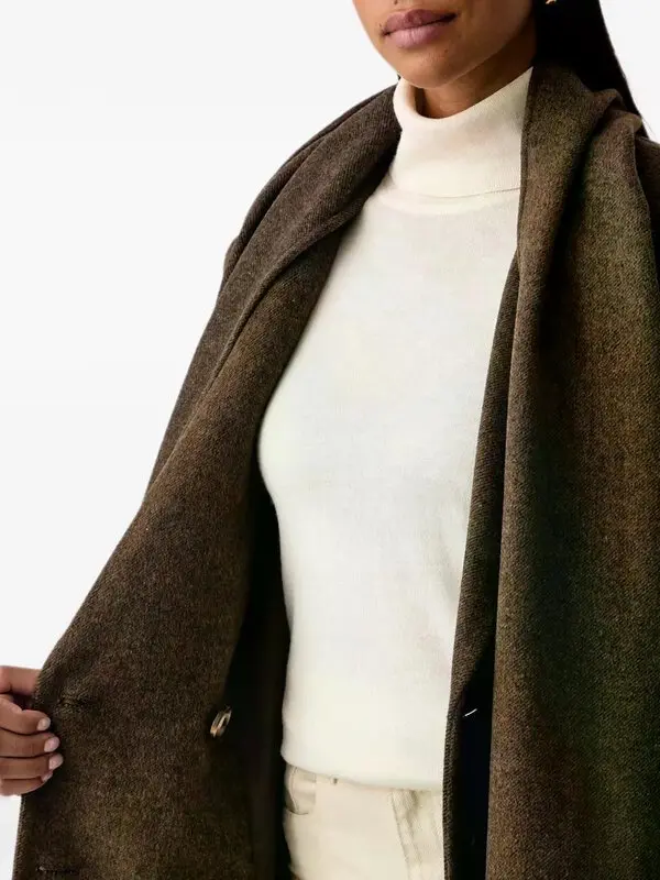 TWINSET Velour Wool Cloth Coat