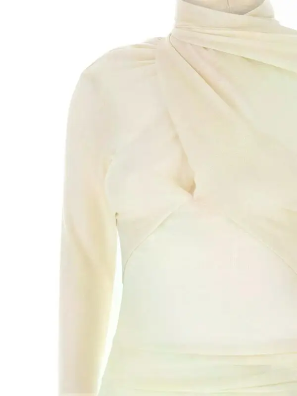ENTIRE STUDIOS Draped Ruched-detail Mini Dress