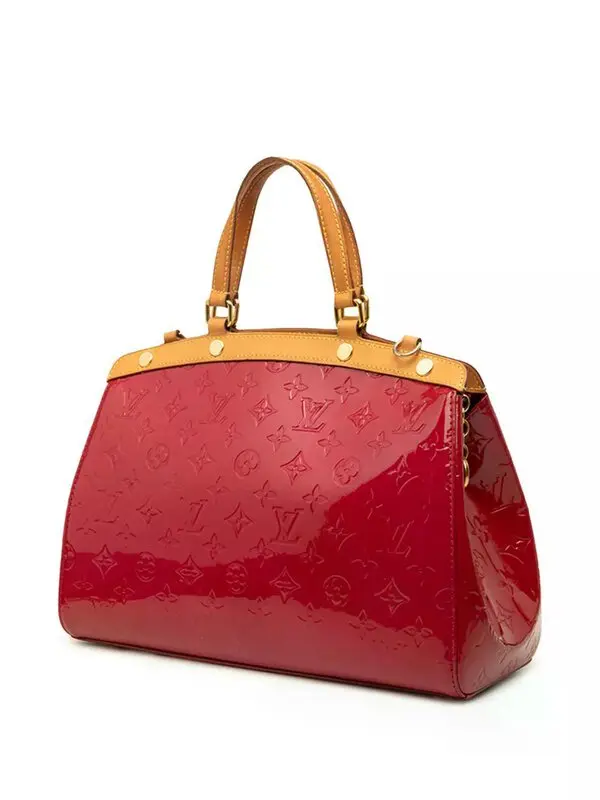 LOUIS VUITTON 2013 Monogram Vernis Brea Mm Satchel