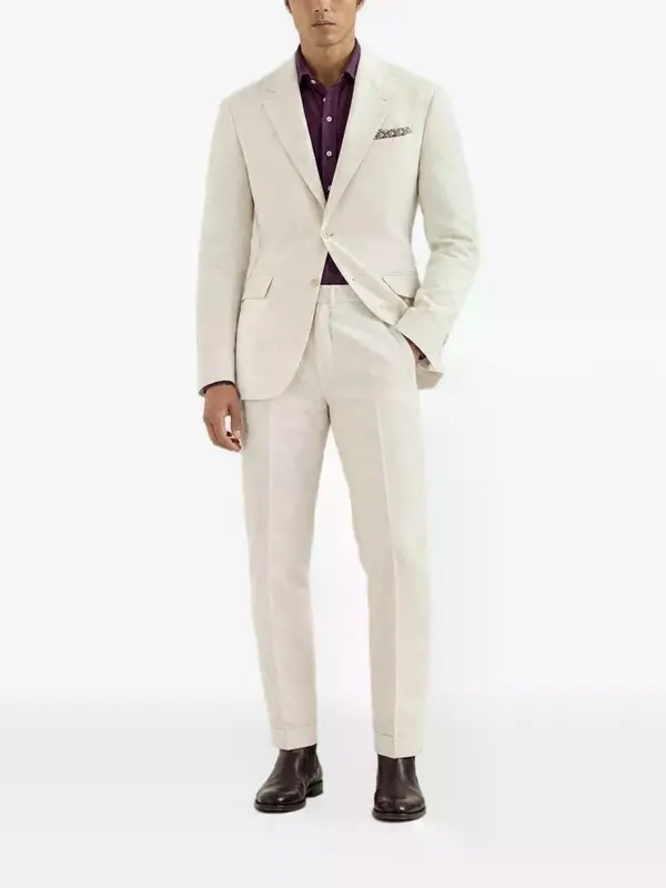 Brunello Cucinelli Cotton-linen Blend Suit