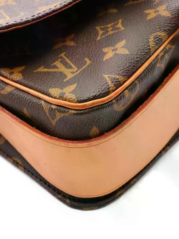 LOUIS VUITTON 1994 Mm Cartesier Monogram Shoulder Bag - Brown