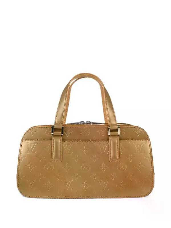 LOUIS VUITTON Mm Monogram Mat Shelton Tote Bag - Gold