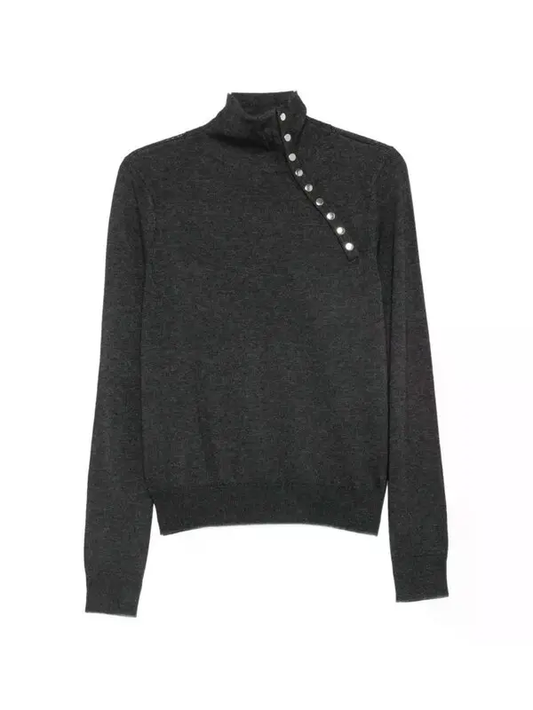 Isabel Marant Étoile Jovienne Button-fastening High-neck Sweater