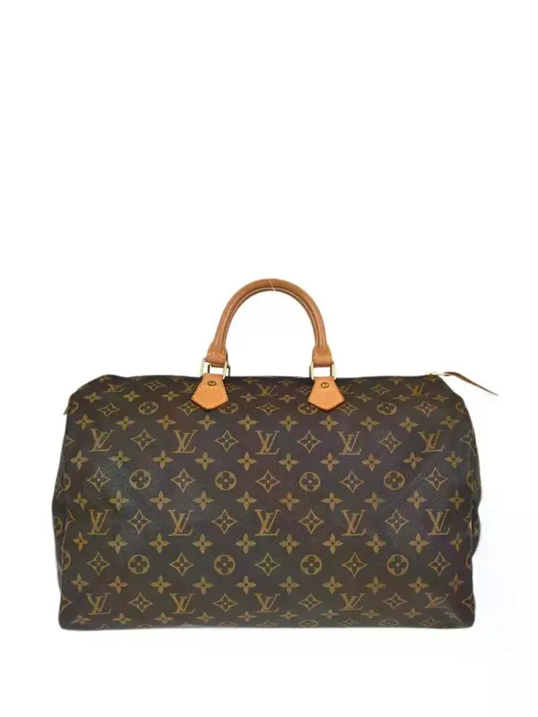 LOUIS VUITTON 40 Speedy Monogram Duffle Bag - Brown