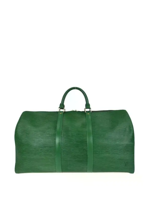 LOUIS VUITTON 50 Keepall Epi-leather Holdall Bag - Green