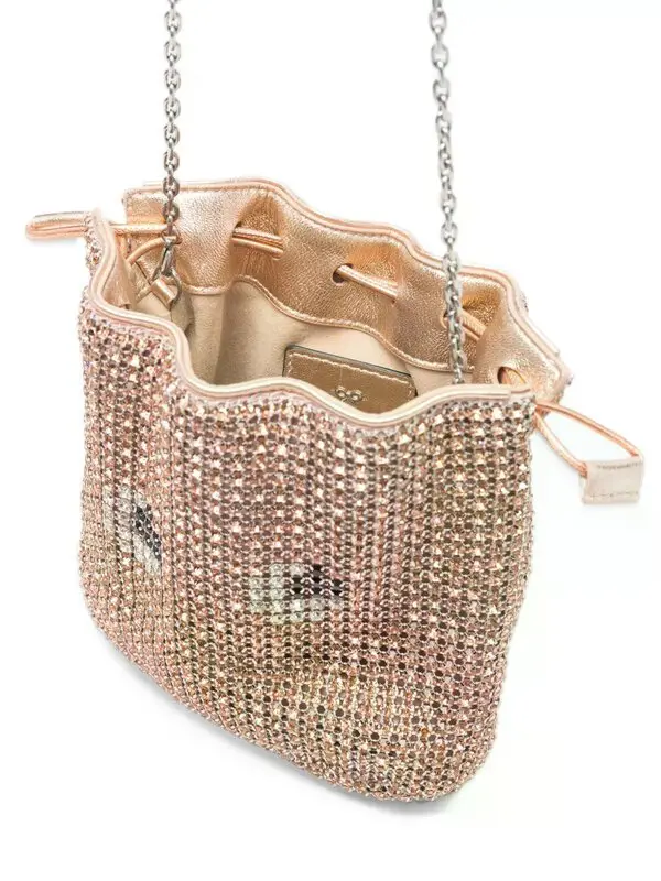 ANYA HINDMARCH Crystal-embellished Drawstring Shoulder Bag