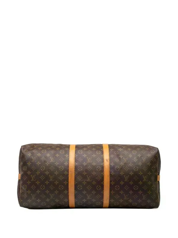 LOUIS VUITTON 1993 Monogram Keepall Bandouliere 60 Travel Bag