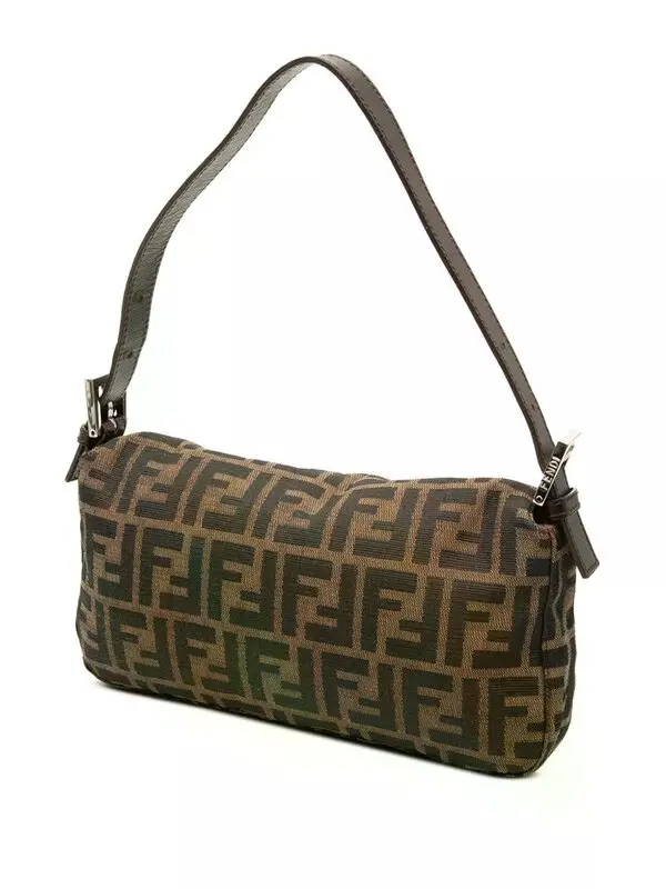 Fendi 20th Century Zucca Canvas Baguette Shoulder Bag