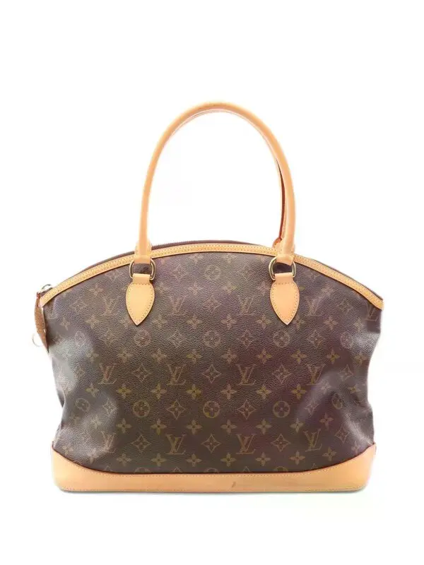 LOUIS VUITTON 2006 Lockit Horizontal Monogram Tote Bag - Brown