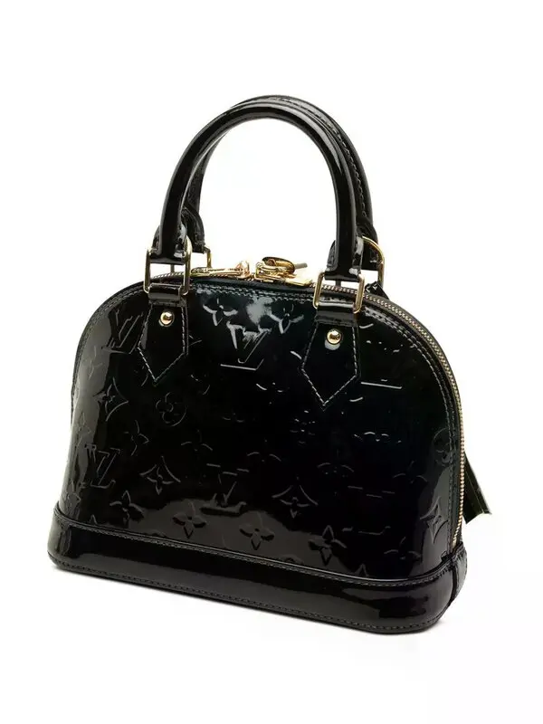 LOUIS VUITTON 2016 Monogram Vernis Alma Bb Satchel