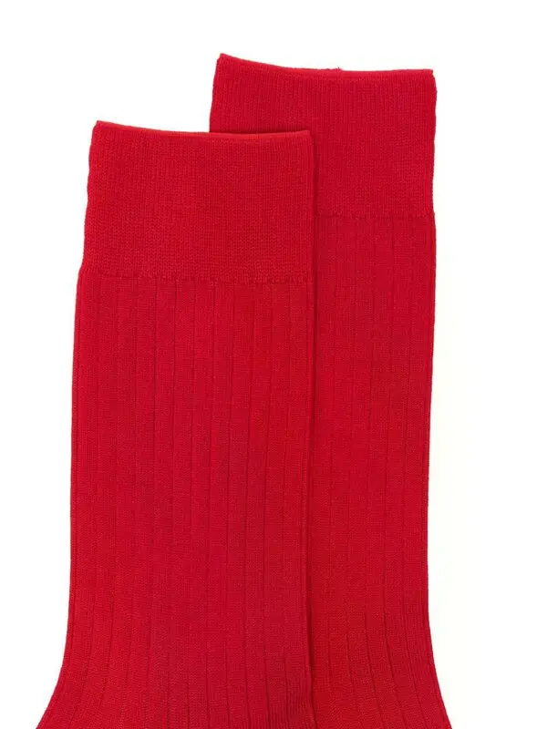 ANT45 Urbana Long Ribbed-knit Socks