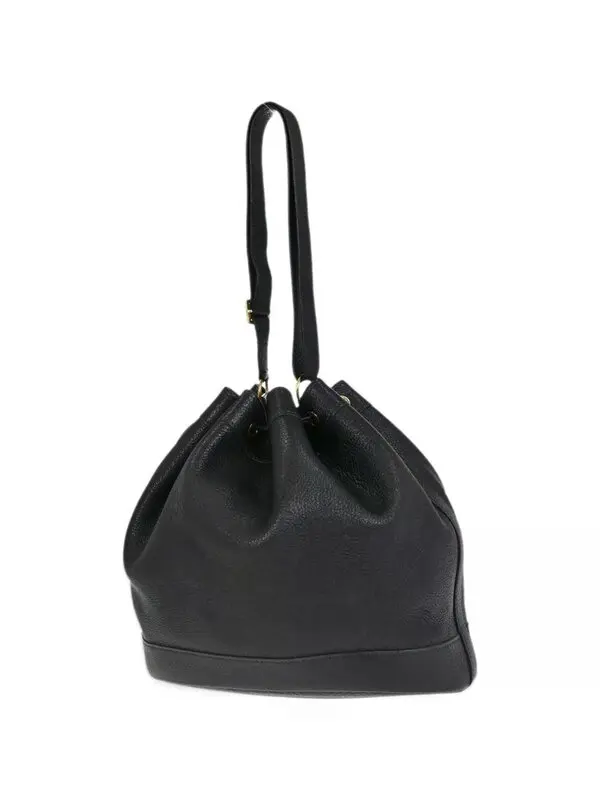 Hermès 1996 Gm Market Bucket Bag - Black