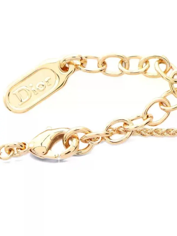 Dior Oblique Rhinestone Necklace