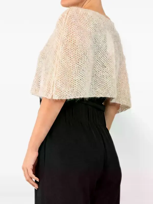 JOHN ROCHA Open-knit Shrug