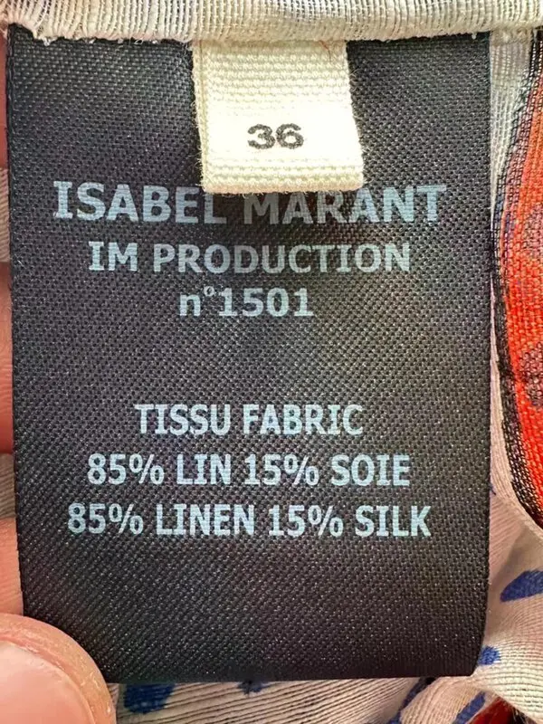 ISABEL MARANT VINTAGE Rosalie Printed Blouse