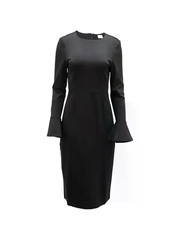 Iris & Ink Helga Fluted-sleeve Dress