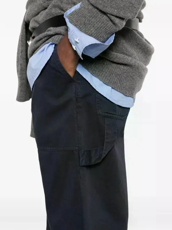 MAISON MARGIELA Patch-pocket Straight-leg Trousers