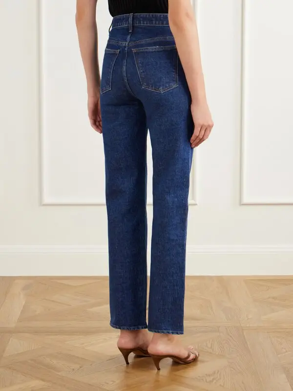 Khaite Abigail High-rise Straight-leg Jeans