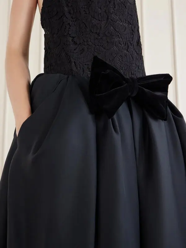Khaite Enid Cotton-velvet Bow Brooch
