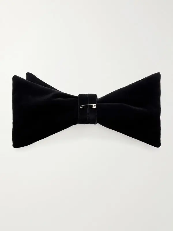 Khaite Enid Cotton-velvet Bow Brooch