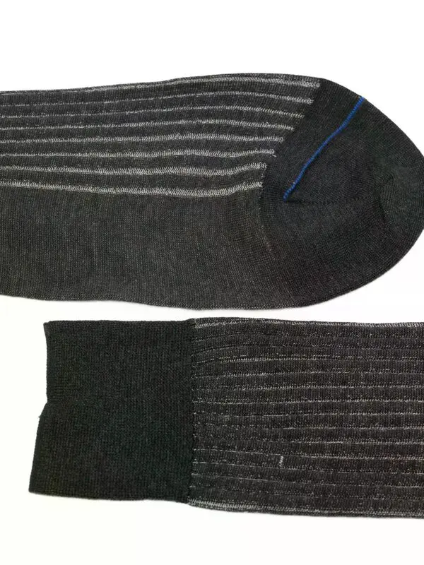 ANT45 Menfi Long Pinstripe-pattern Socks