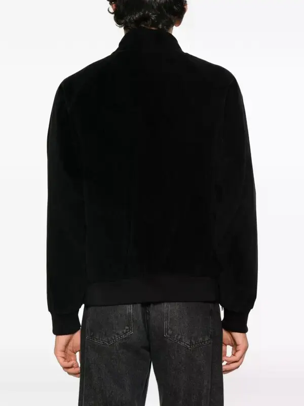 Emporio Armani Corduroy Logo-patch Jacket