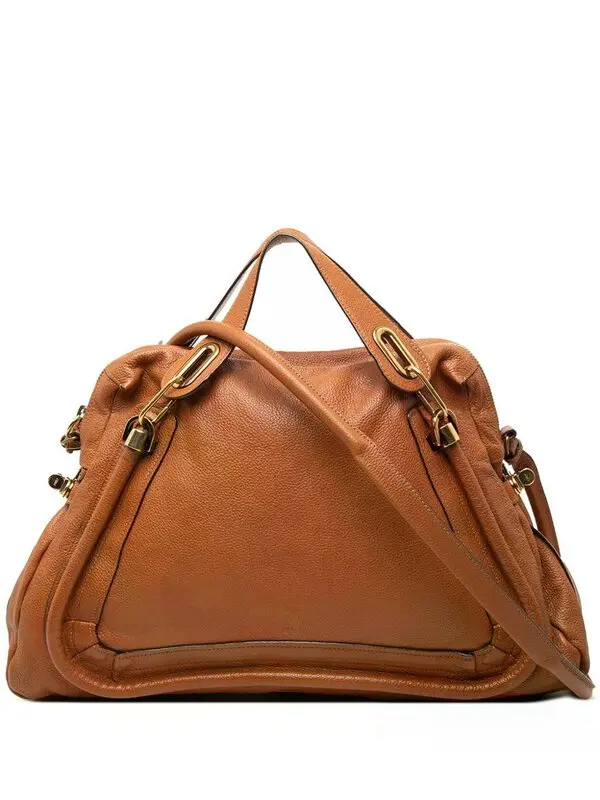 Chloé 2011 Large Leather Paraty Satchel - Brown