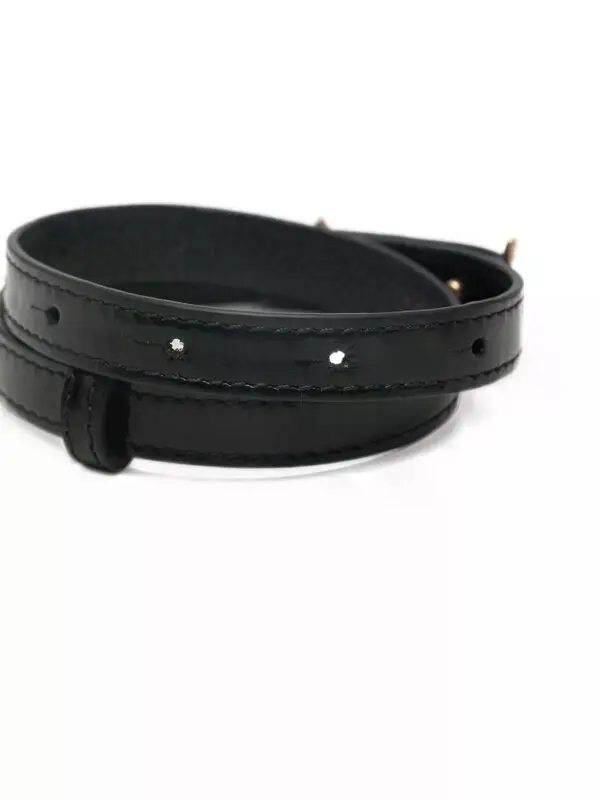 Zadig&Voltaire Rock Leather Wing-plaque Wrap Bracelet