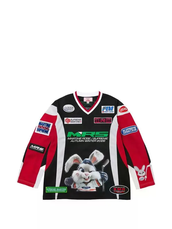 Supreme X Martine Rose Graphic-print Long-sleeve T-shirt