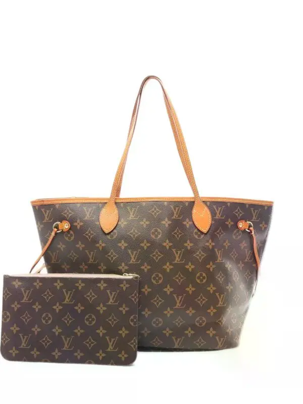 LOUIS VUITTON 2015 Mm Neverfull Monogram-pattern Tote Bag - Brown