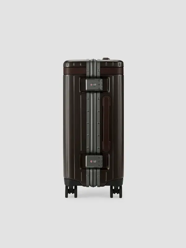 CARL FRIEDRIK Hybrid The Carry-on Spinner Suitcase - Chocolate