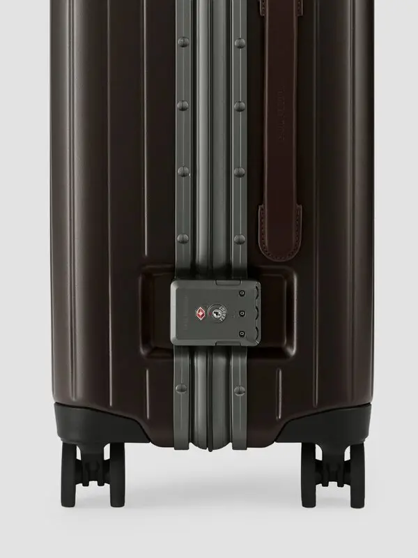 CARL FRIEDRIK Hybrid The Carry-on Spinner Suitcase - Chocolate