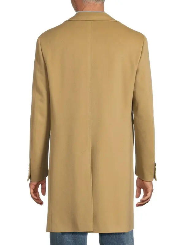 Canali Basic Wool-cashmere Topcoat