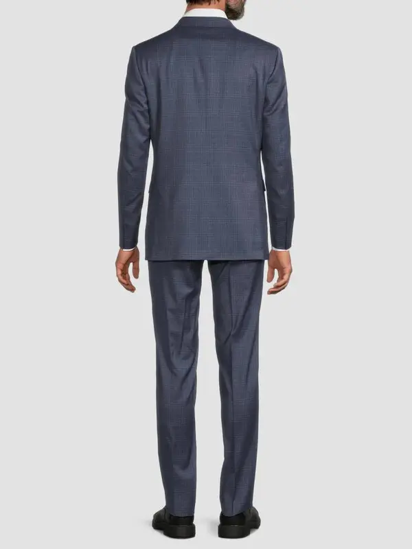 Canali Plaid Wool Modern-fit Suit
