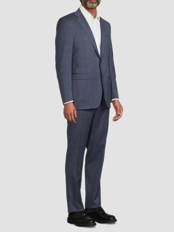Canali Plaid Wool Modern-fit Suit