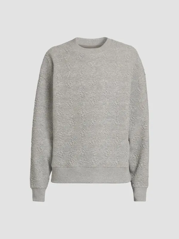 Amiri Ma Quad Jacquard Oversized Crewneck Sweatshirt