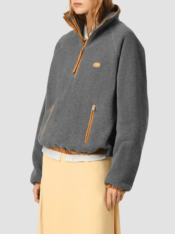 AMI Paris Funnel-neck Sweatshirt