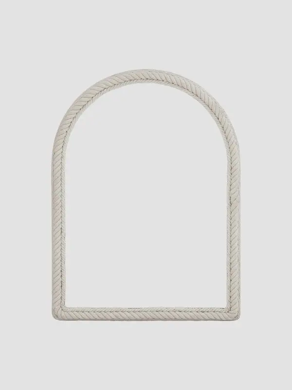 BASSETT MIRROR Nichols Rope Wall Mirror - White