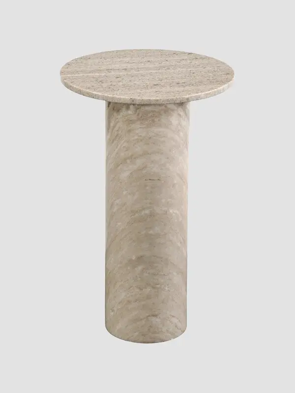 BASSETT MIRROR Clancy Marble Accent Table