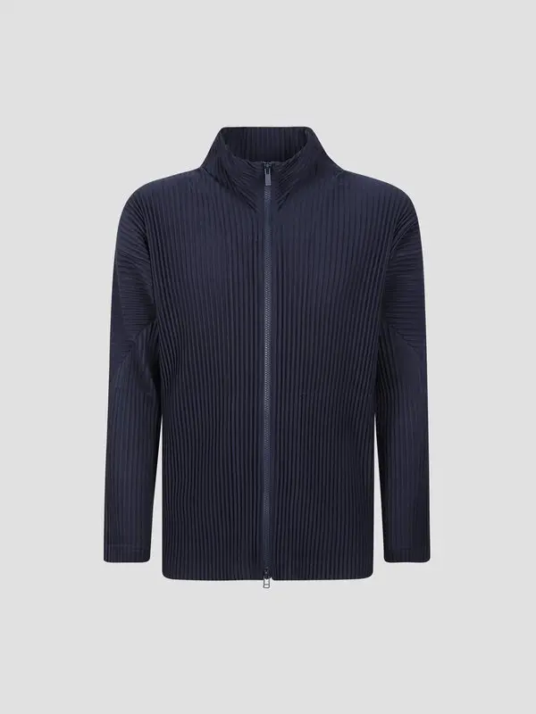 Issey Miyake Zip-up Pleated Cardigan - 75