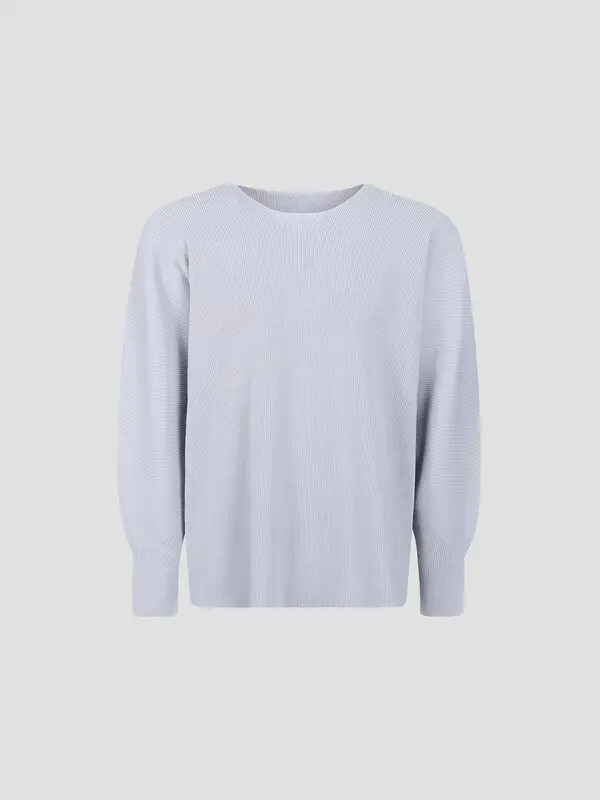 Issey Miyake Plissé Pleated Polyester Sweater - 11