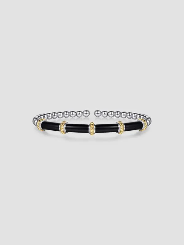 GABRIEL & CO Bujukan 14k Yellow Gold Split Bangle