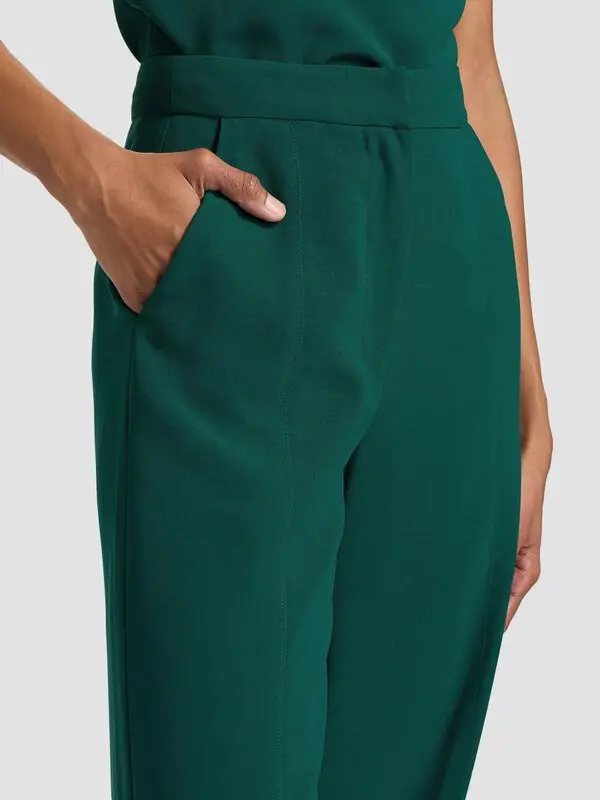 Misook Naomi Crêpe De Chine Wide-leg Pants