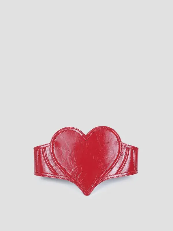 VIVIENNE WESTWOOD Heart Corset Belt - Red