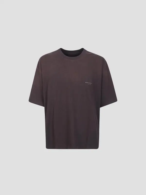 WOOYOUNGMI 100% Cotton T-shirt - Mud