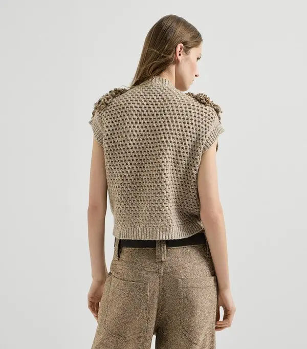 Brunello Cucinelli Dazzling Blossom Opera Sweater Vest